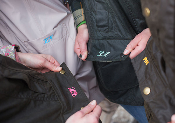 Barbour Monogramming Event & A Brief History – The QG